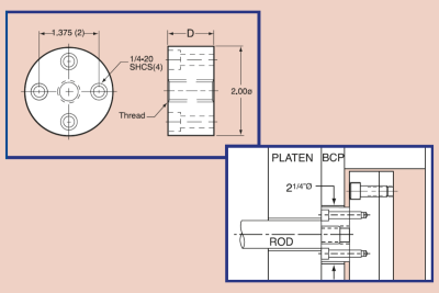 Knockout Rod Extensions - Round Style | 1.052 | 1/2-13 | Yes | KR50-10